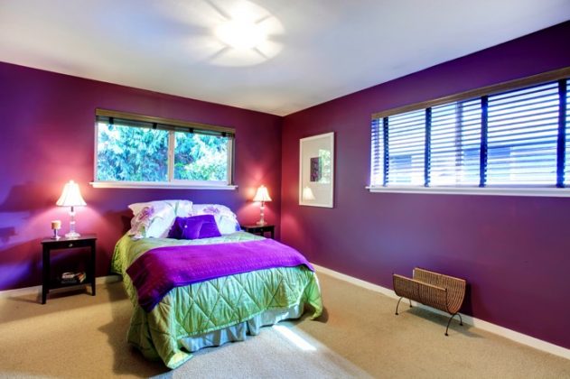 Chambre violette : 20 idées décoration pour un chambre originale