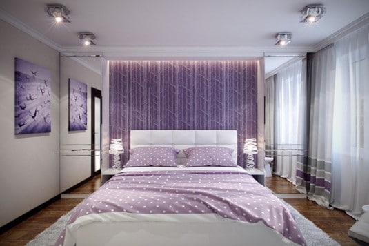 Chambre violette : 20 idées décoration pour un chambre originale